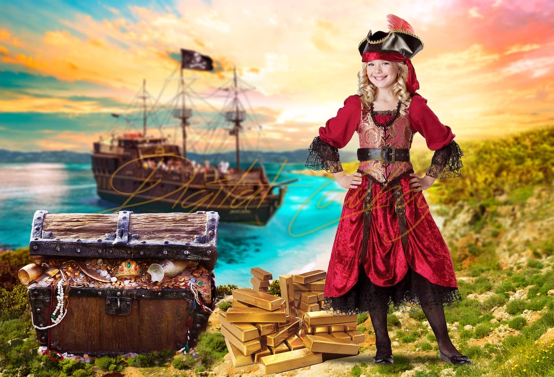 Pirate Island Background, Pirate Treasure, Photography Backgrounds ...