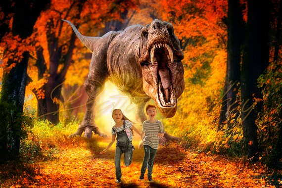 T-rex Dinosaur Digital Backdrop Dinosaur Digital Background - Etsy