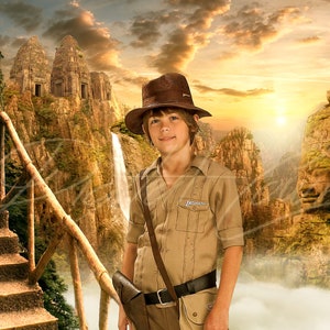 Adventure Background, Explorer Background, Temple Digital Background ...