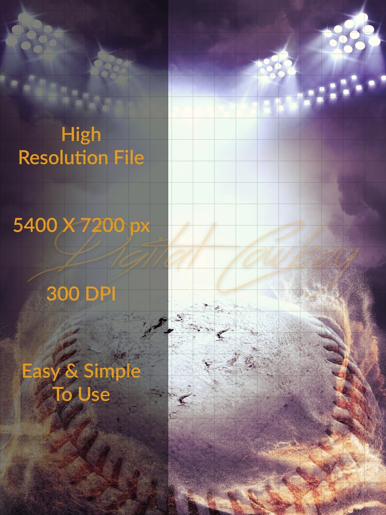 Baseball Digital Background Baseball Player Backdrop for - Etsy