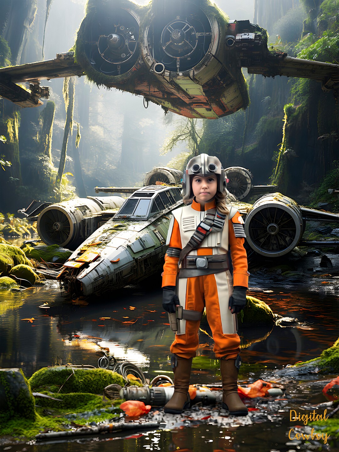 Sci-fi Swamp Planet Digital Backdrop: Space Wars Photography (JPG) - Etsy