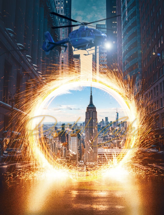 Avengers City Background