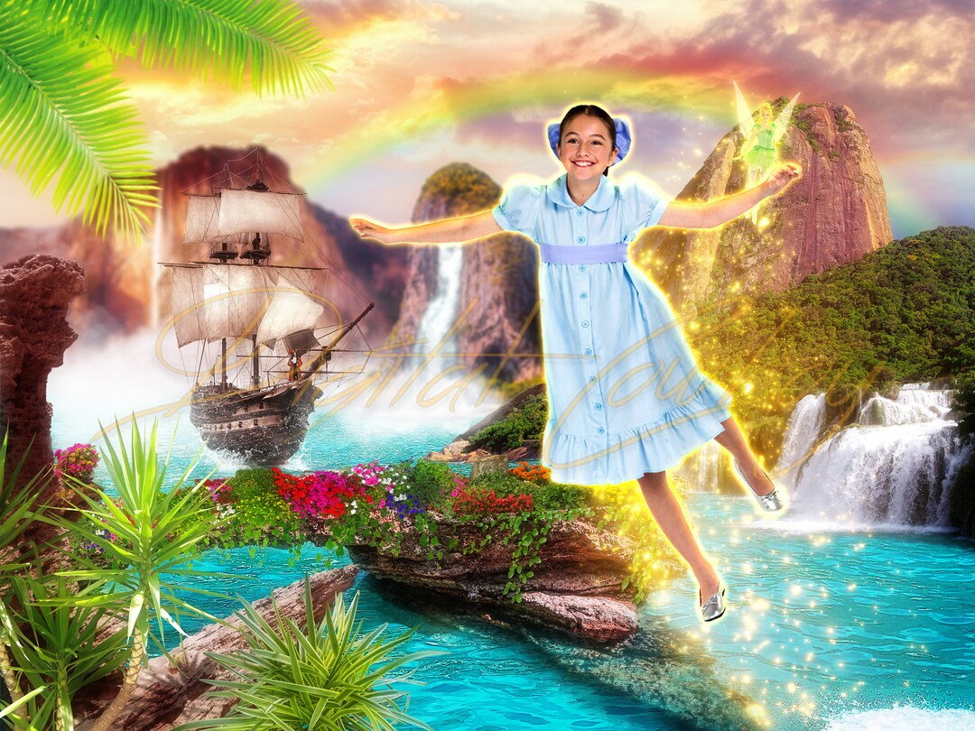 Neverland, Digital Background, Peter Pan, Background, Tinkerbell, Fairy ...