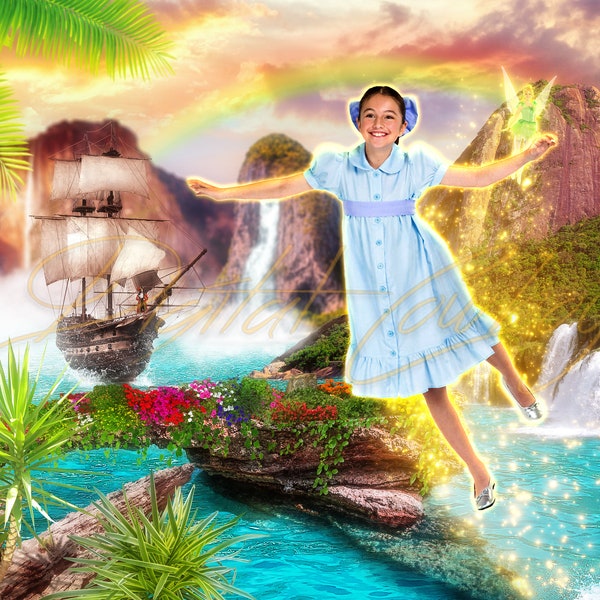Neverland Backdrop - Etsy