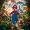 Game Backdrop - Game Background - Mario - Digital File - Video Games ...
