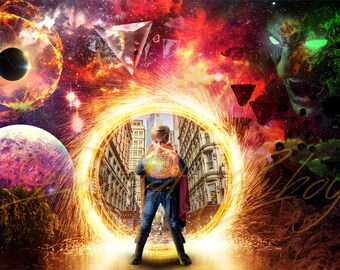 Superhero Multiverse Digital Background Digital Backdrop - Etsy Australia