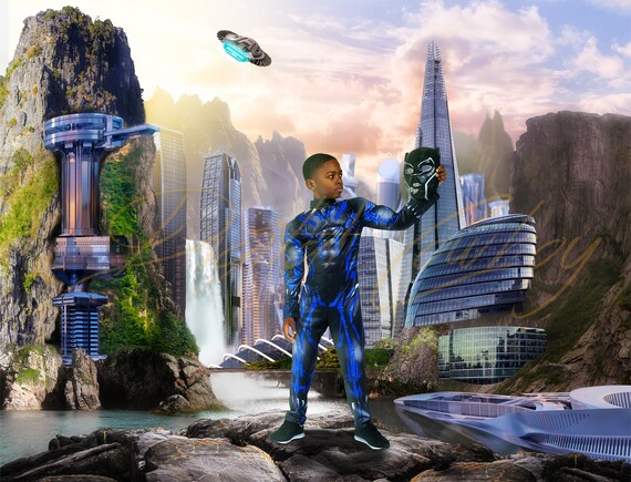 Superhero City Backdrops