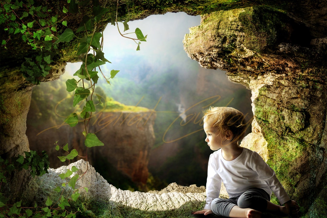 Jungle Book Cave Photography Backdrop: Fantasy Adventure (digital ...