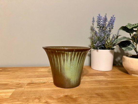 Vintage Frankoma Mid-century Pottery Planter in Prairie Green - Etsy