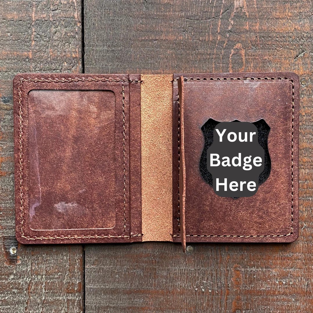 The Holster | Custom Police Badge Wallet | - Etsy
