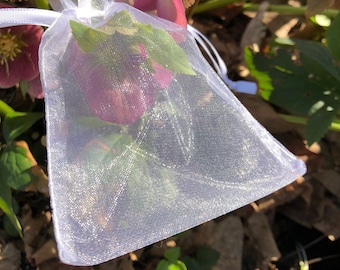 Sheer Drawstring Organza Bag - Etsy