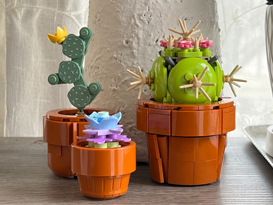 Unique Lego Plant Set: Quirky Office Decor for Plant Lovers and Lego ...