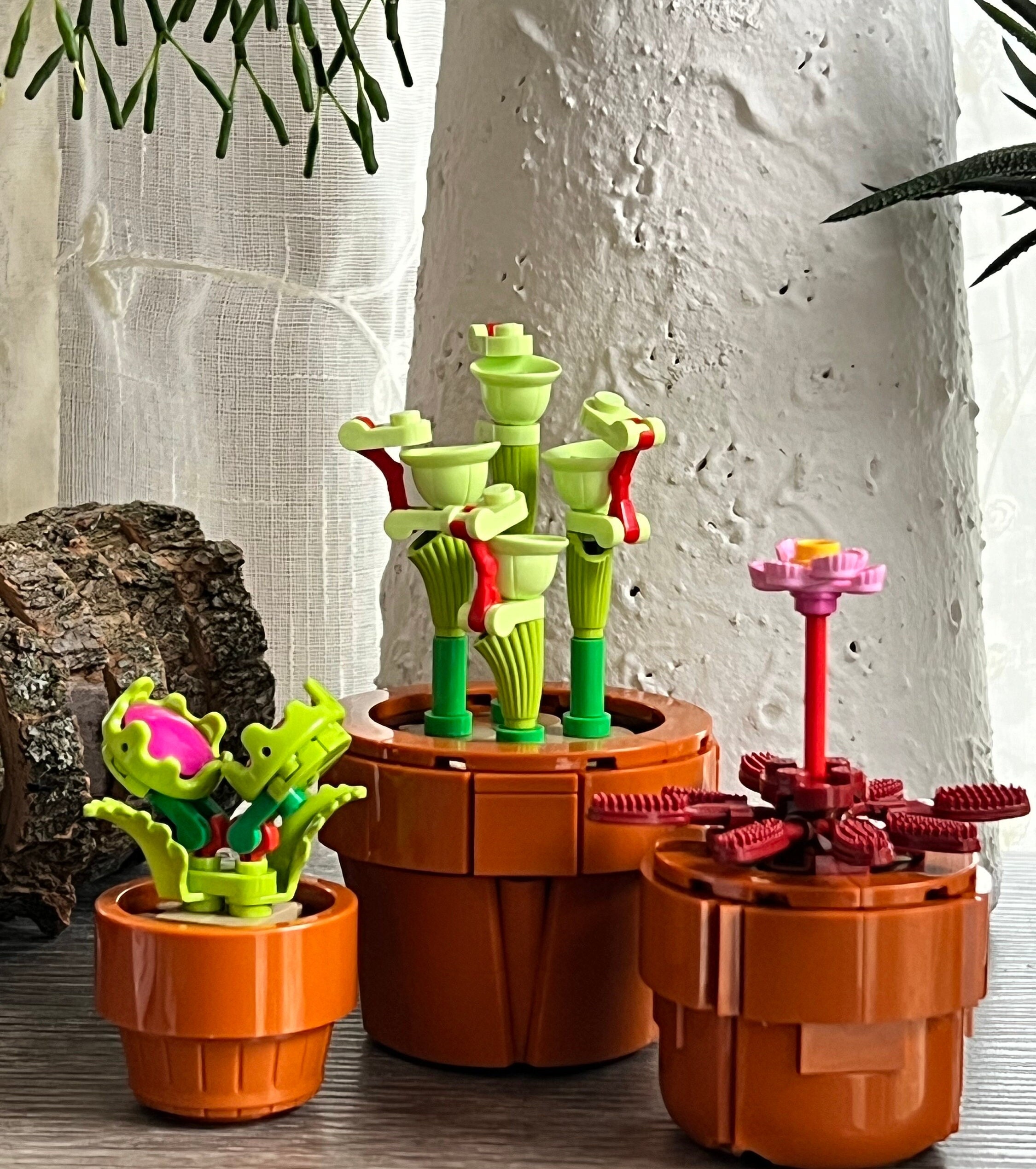 Lego Flowers Lego Set, Artificial Plants That Make Great Desk ...