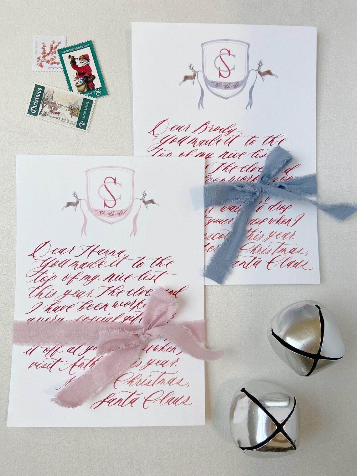 Handwritten Personalized Letter From Santa | Calligraphy Letter From ...