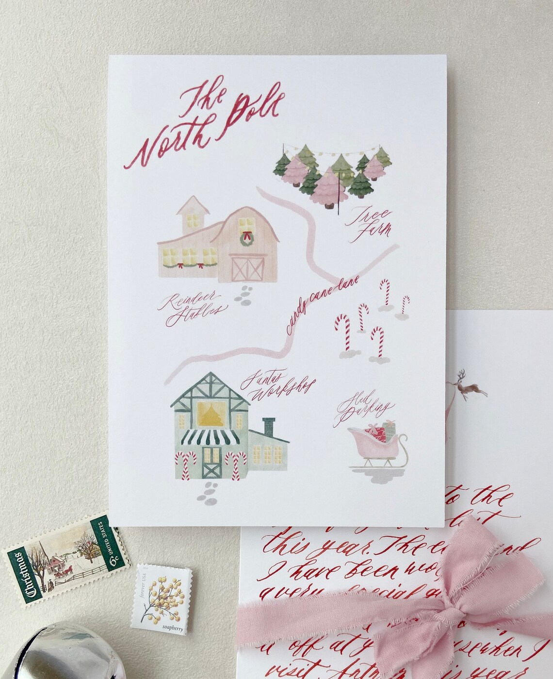 Handwritten Personalized Letter From Santa | Calligraphy Letter From ...