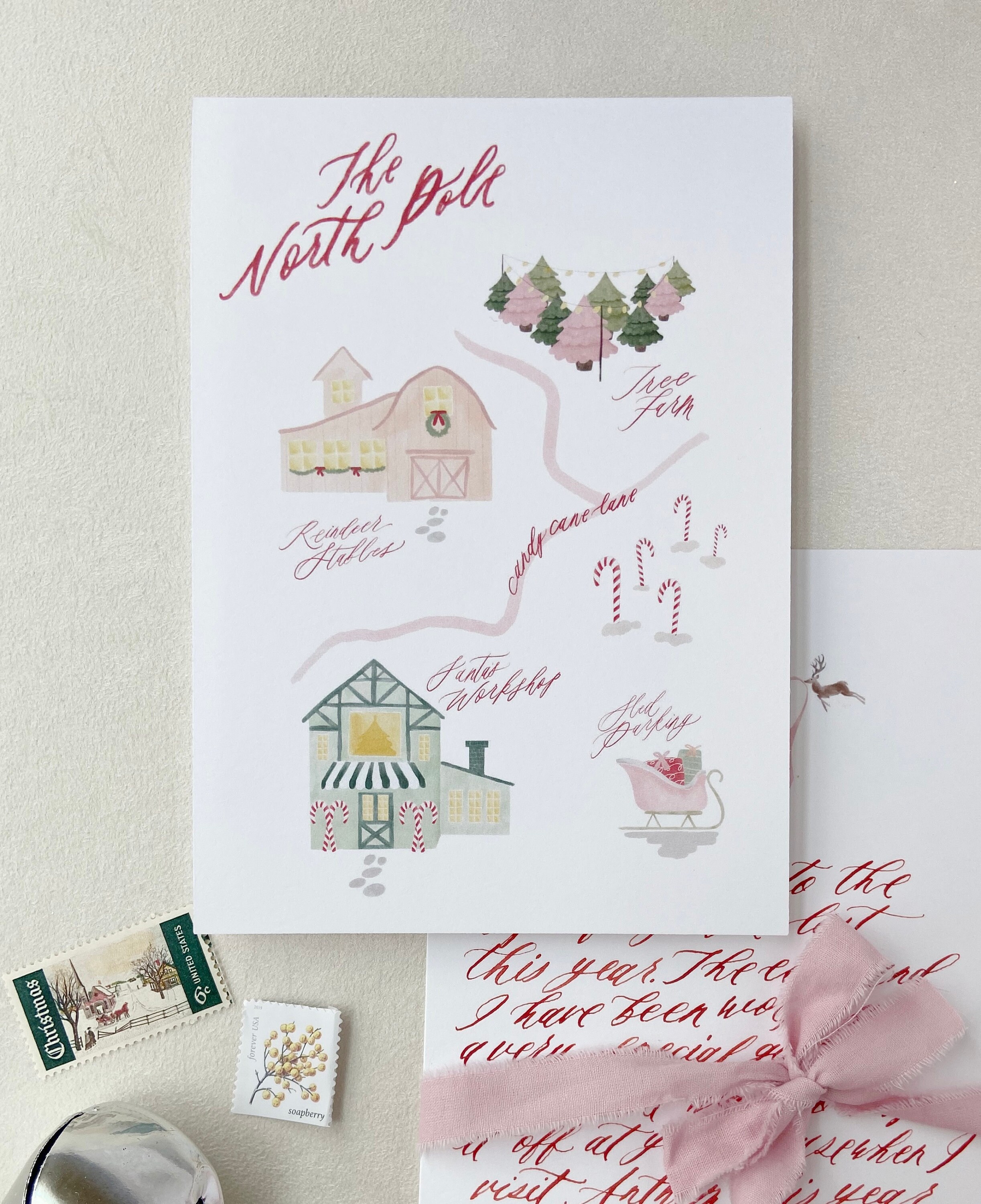 Handwritten Personalized Letter From Santa | Calligraphy Letter From ...