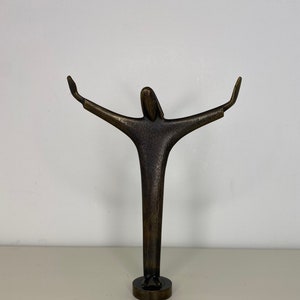 1950 Cast Bronze Jesus Sculpture, Werkstatte Hagenauer, Vienna, Austria ...