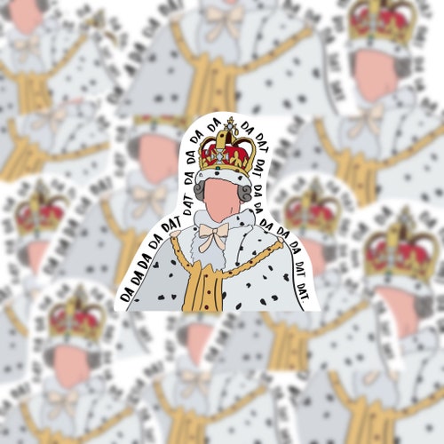 King George Hamilton Inspired Sticker - Etsy