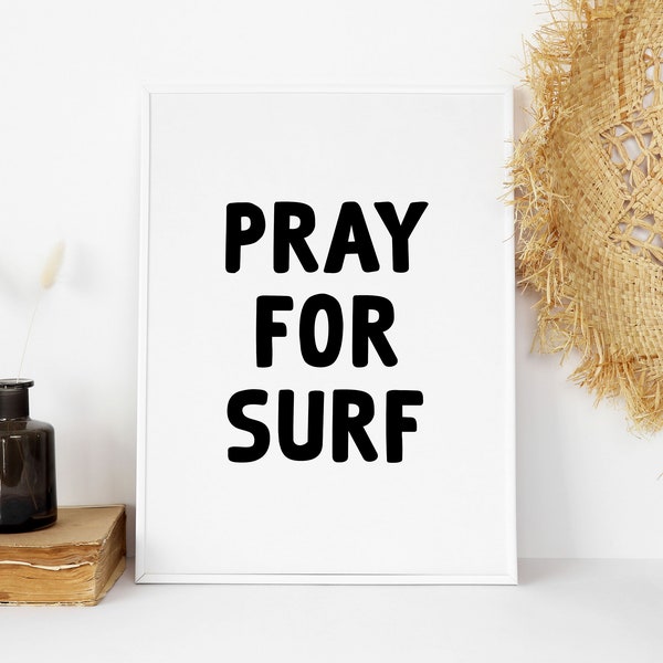 Pray for Surf - Etsy