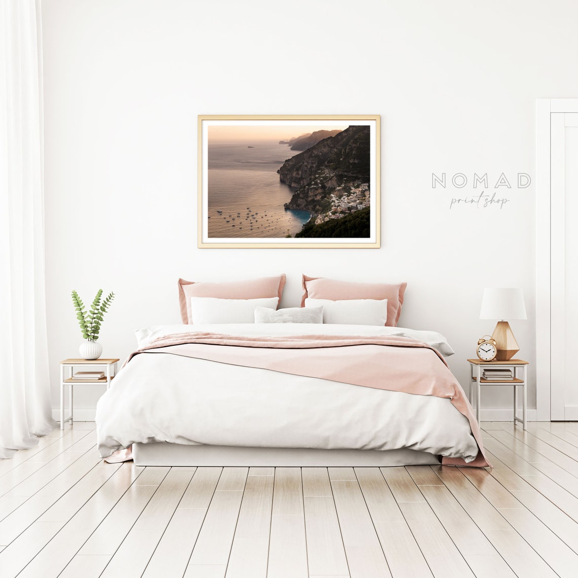 Italy Sunset Print, Sunset Ocean Print, Positano Amalfi Coast, Positano ...