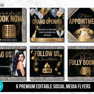 Fully Booked Flyer Canva Template DIY Book Now Flyer Appointment Flyer ...