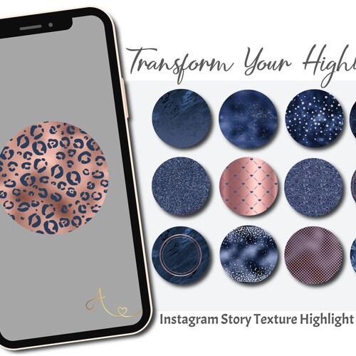 300 Pink and Rose Gold Instagram Highlight Covers Instagram - Etsy