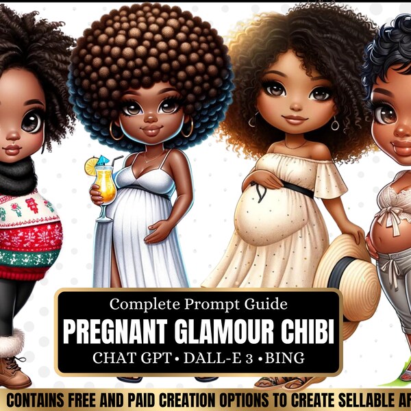 Pregnant Chibi Art - Etsy