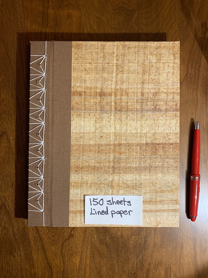 Papyrus Notebook- Papyrus Covered, Hardcover, Handmade, Japanese Bound ...