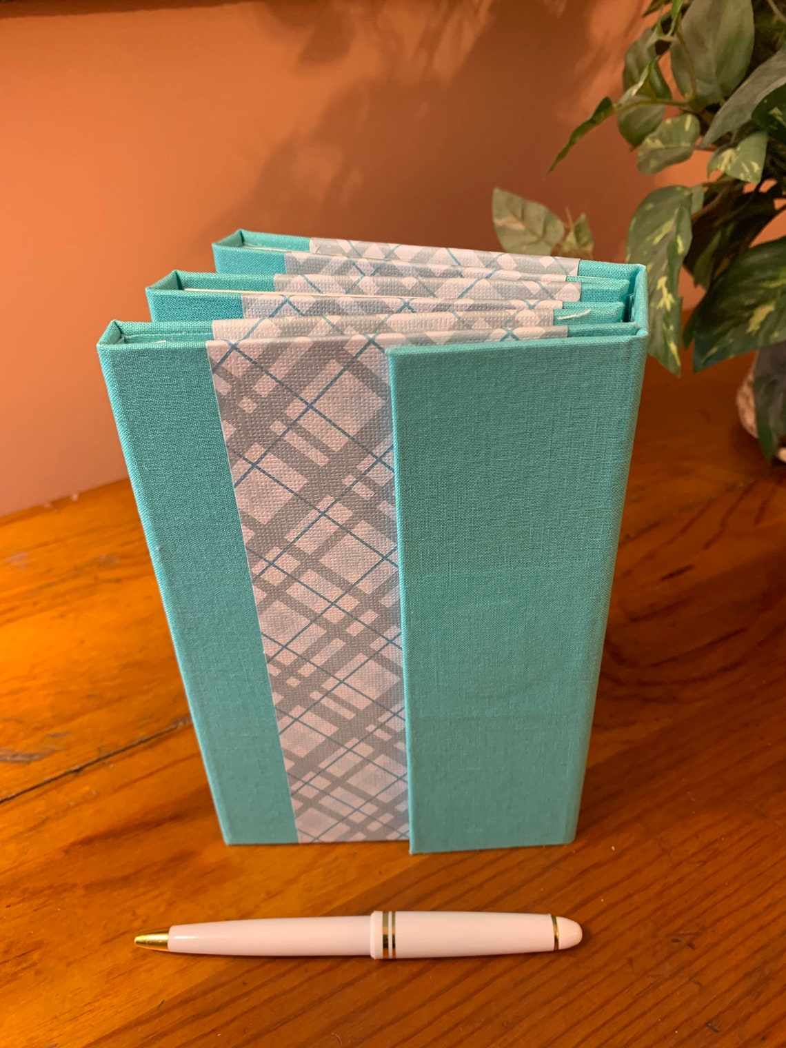 3 in 1 Tourquois Journal Handmade, Hardcover With Magnetic Closure ...