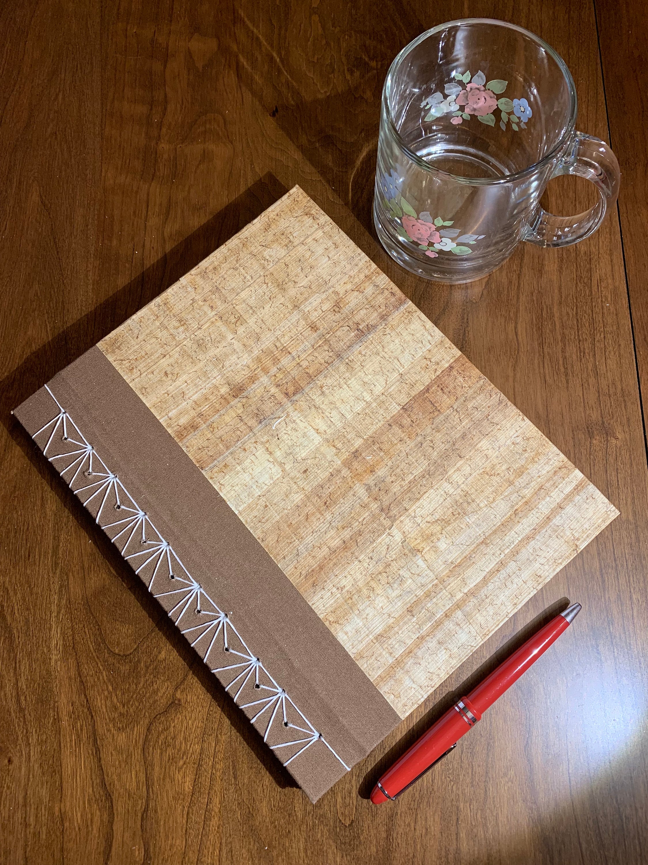Papyrus Notebook- Papyrus Covered, Hardcover, Handmade, Japanese Bound ...
