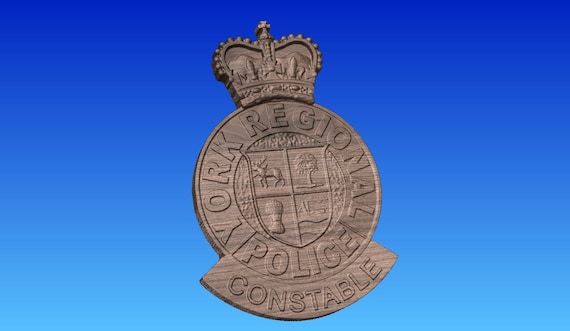 York Regional Police Wooden Badge/Crest | Etsy