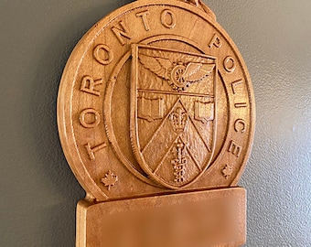 Ontario Provincial Police Wooden Badge | Etsy