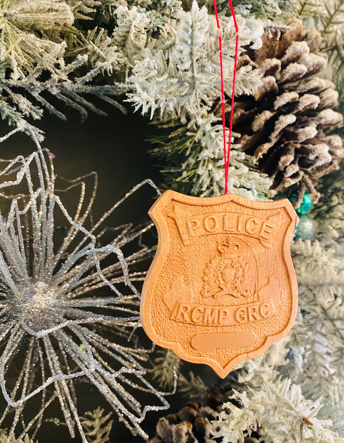 RCMP Badge Christmas Ornament - Etsy