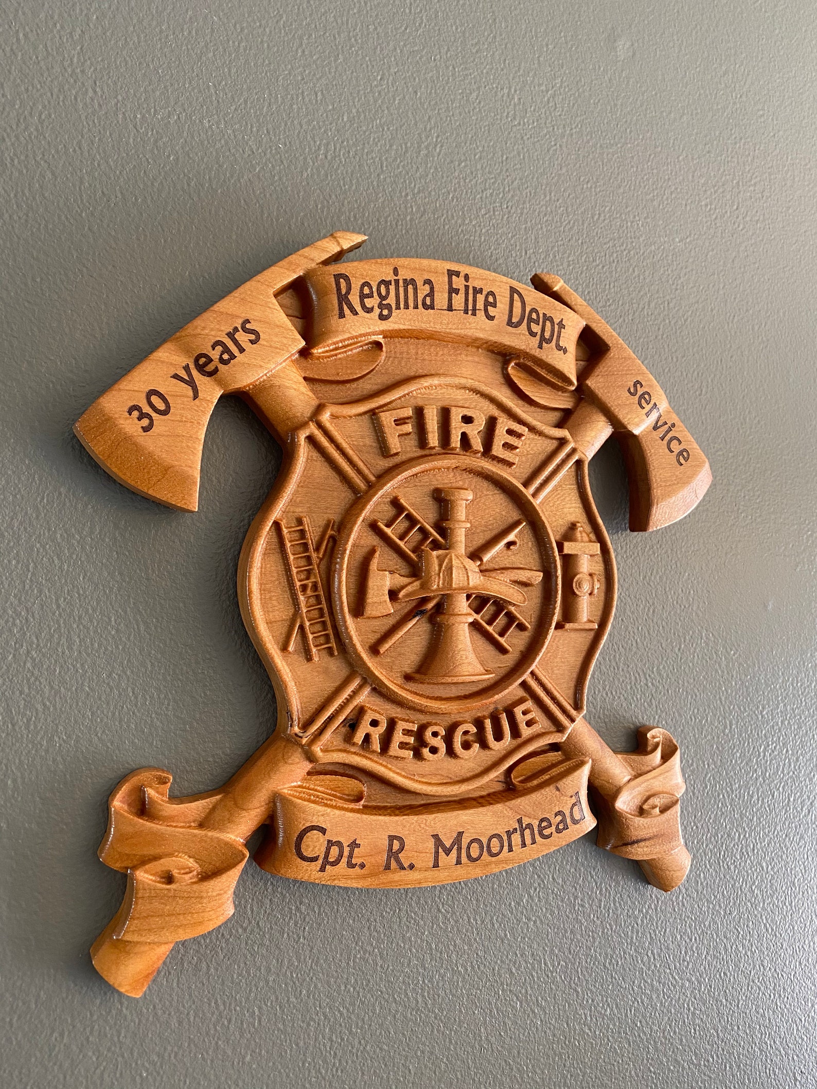 Firefighter Plaque - Etsy
