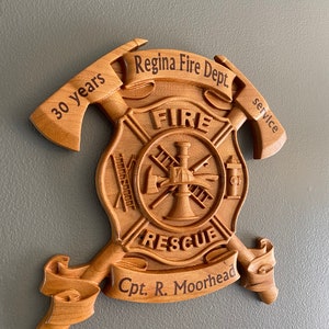Firefighter Plaque - Etsy