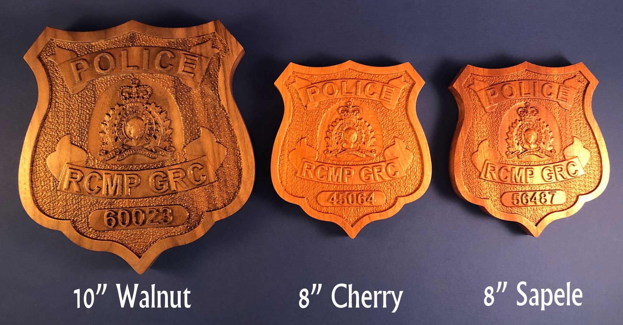 RCMP Wooden Badge - Etsy Canada