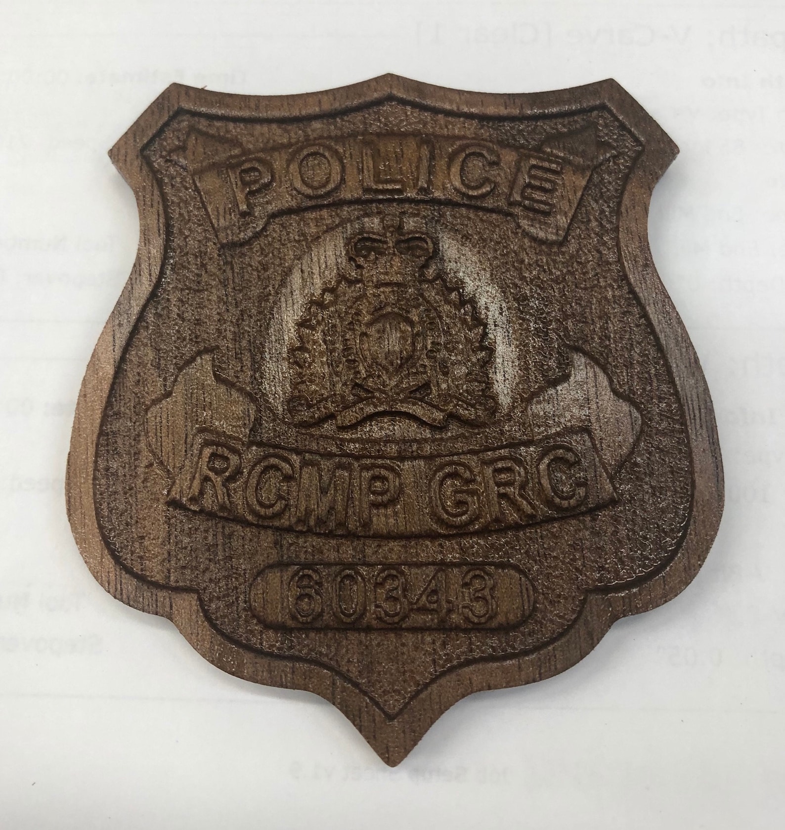 RCMP Badge Christmas Ornament - Etsy