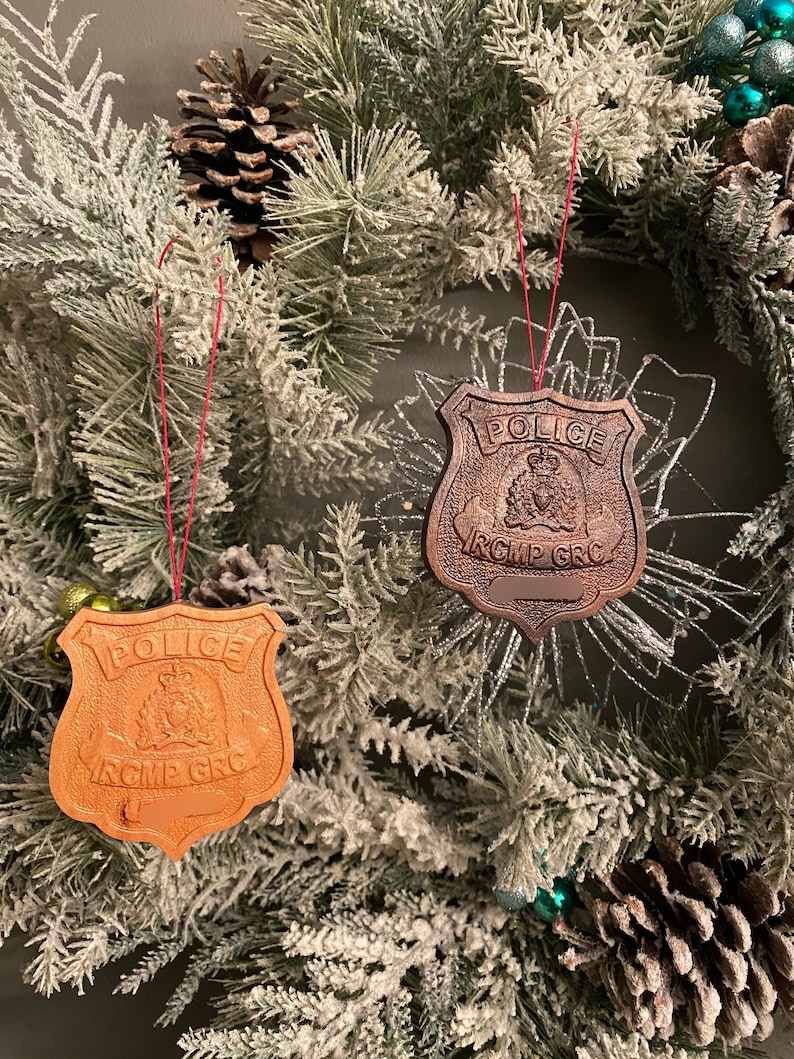 RCMP Badge Christmas Ornament - Etsy