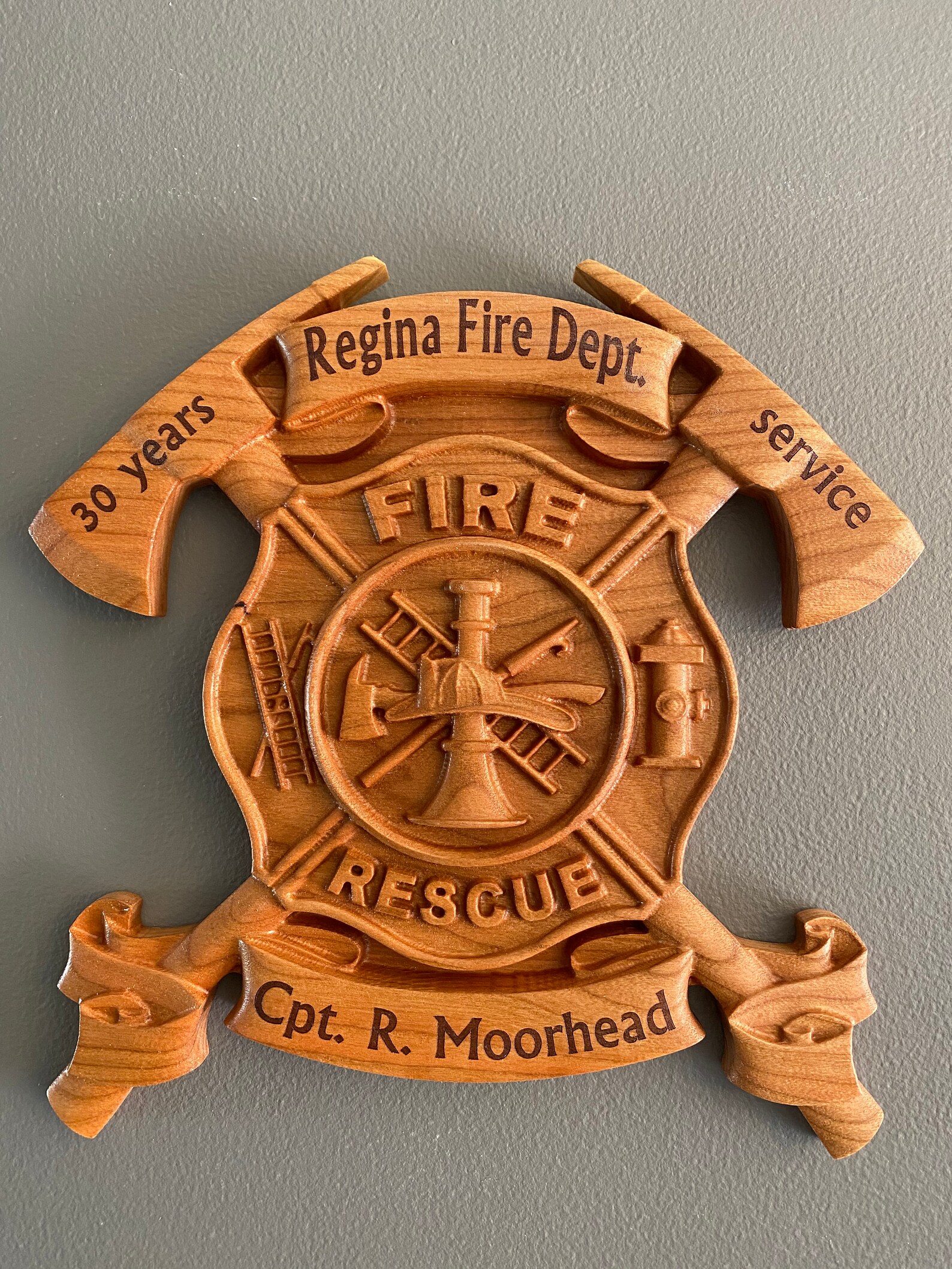 Firefighter Plaque - Etsy