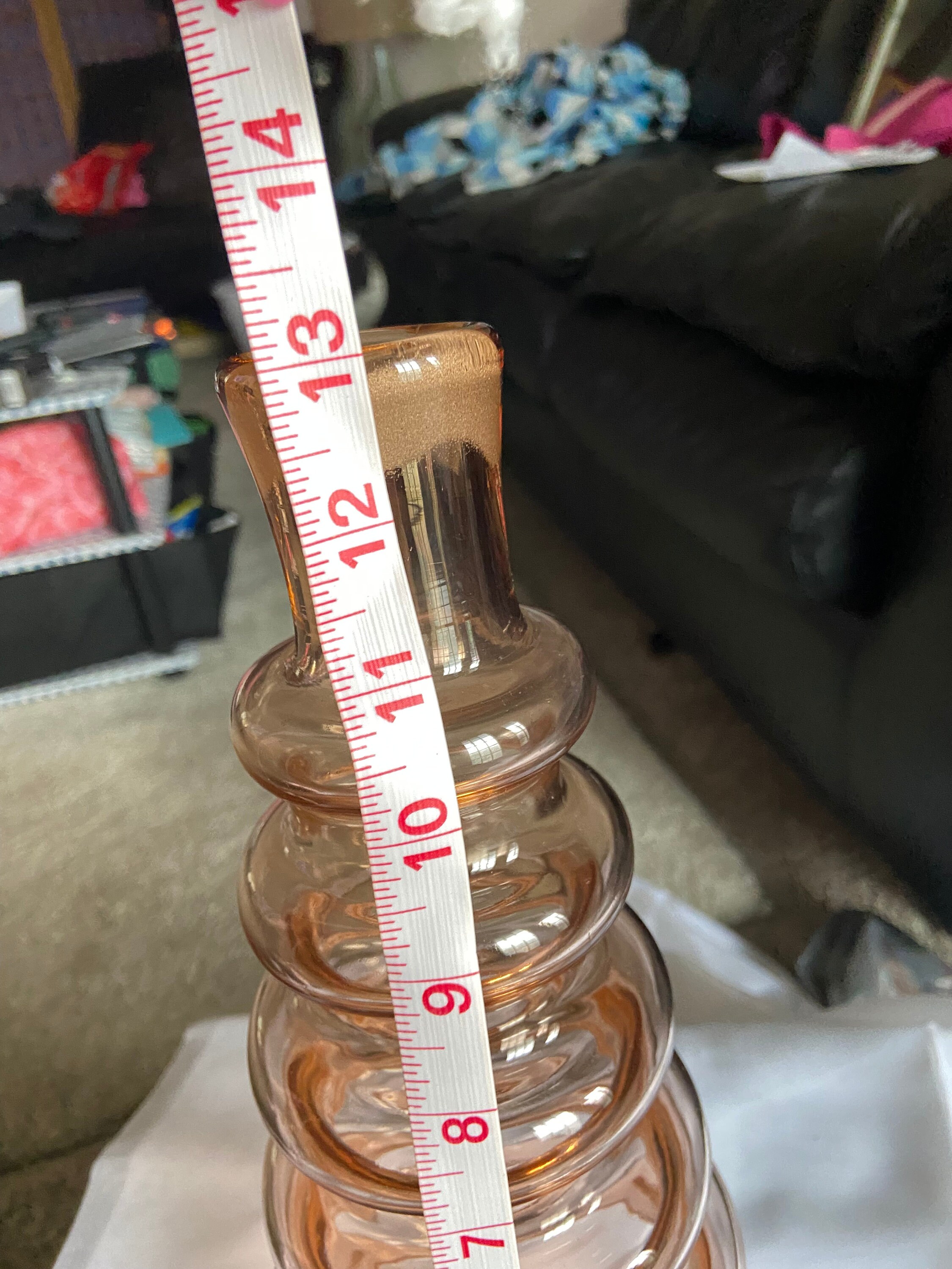 Rare Mid Century Bischoff Ribbed Glass Decanter Vase - Etsy