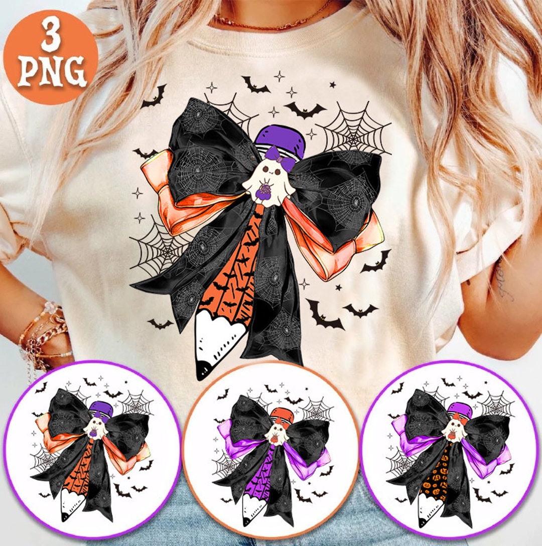 Teacher Halloween Png, Halloween Teacher Pencil Png, Trick or Teach ...
