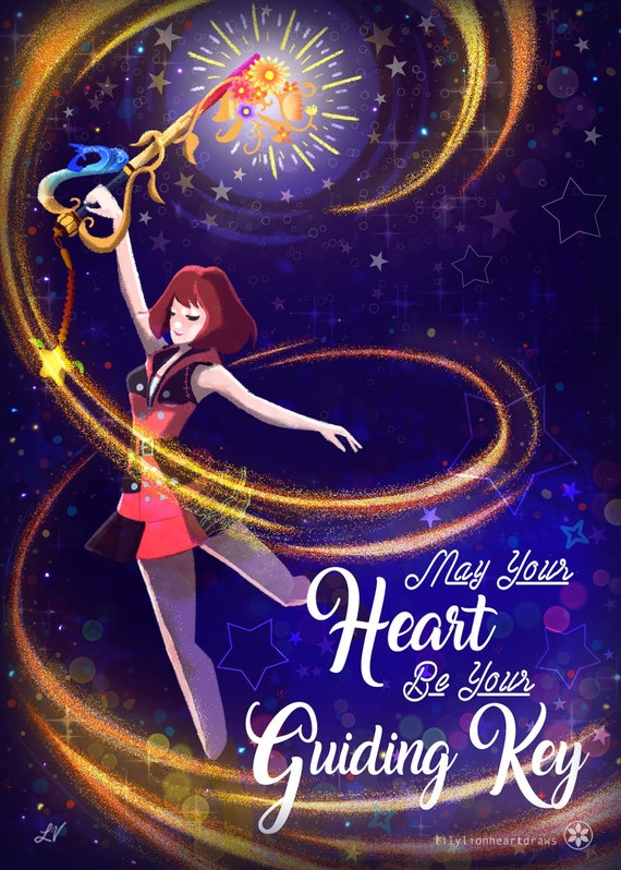 Kingdom Hearts: May Your Heart Be Your Guiding Key - Etsy
