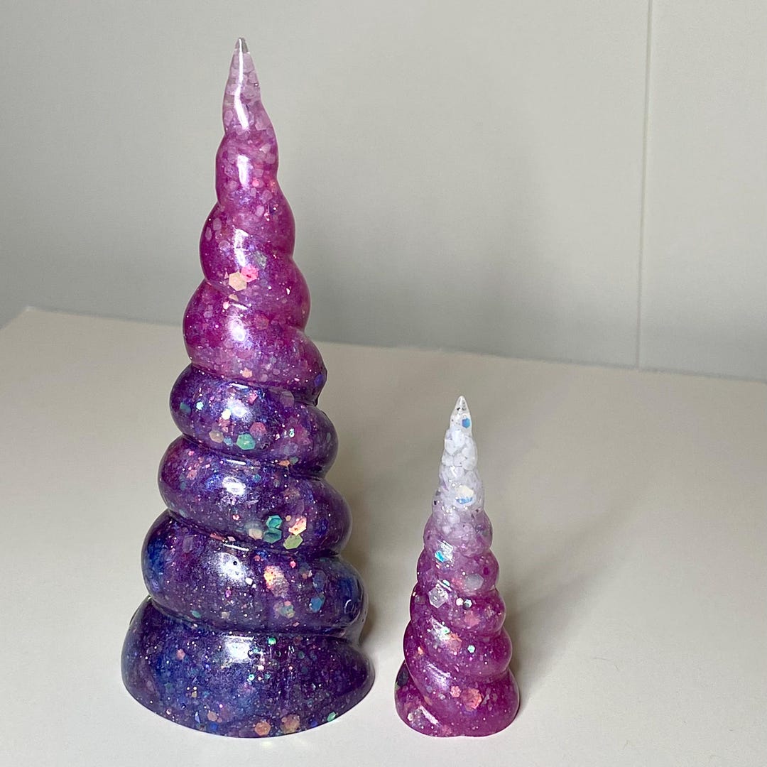 Resin Unicorn Horns- 2pk - Etsy