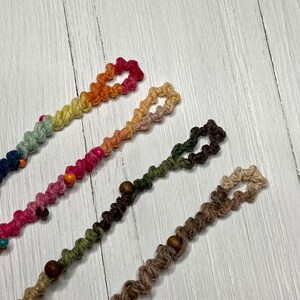 Beaded Hemp Hair Wraps 4pk - Etsy