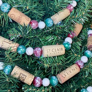 Christmas Snow Cork Garland 9.75 Feet Long - Etsy