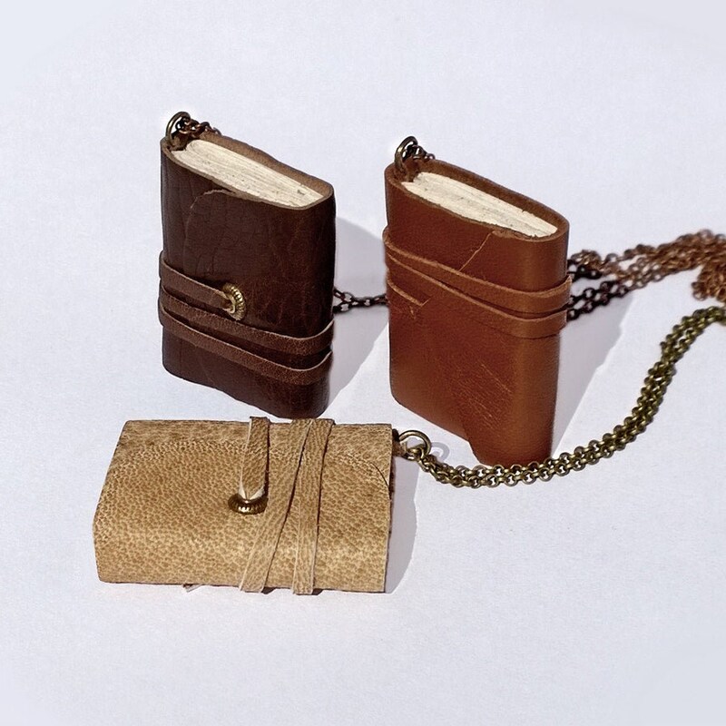 Mini Book Jewelry - Etsy