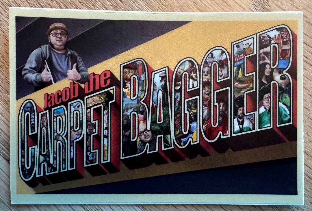 Carpetbagger Postcard Sticker - Etsy