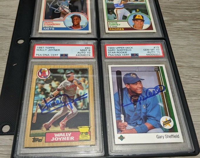 Pro Slab Graded 3 Ring Binder Pages Ultra Pro Baseball Card Protector ...