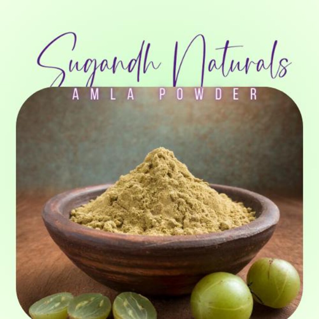 100% Pure Amla Powder Premium Natural Hair Growth & Skin Care Rich in ...