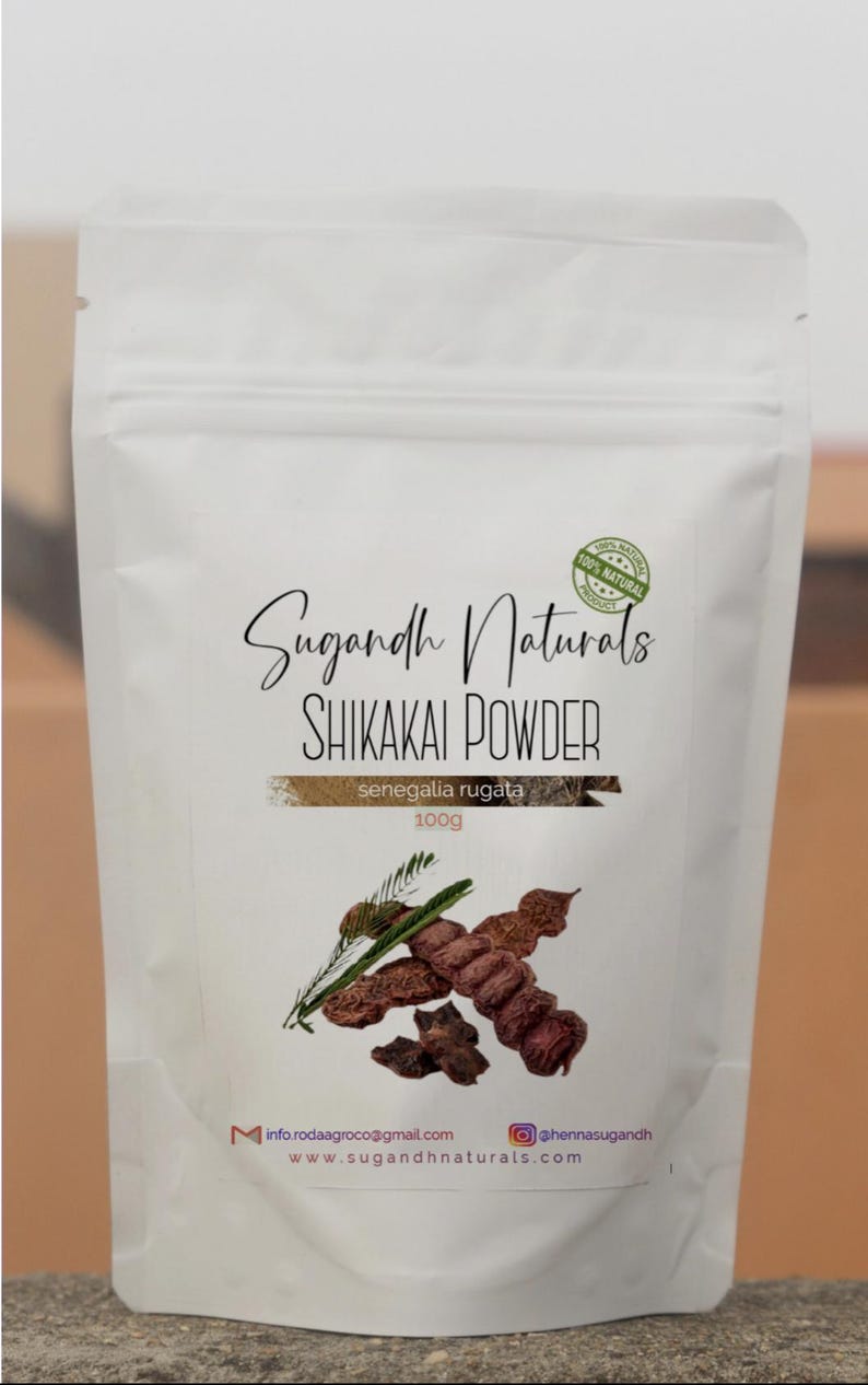 Sugandh Naturals 100% Pure Shikakai Powder | Natural Hair Cleanser ...
